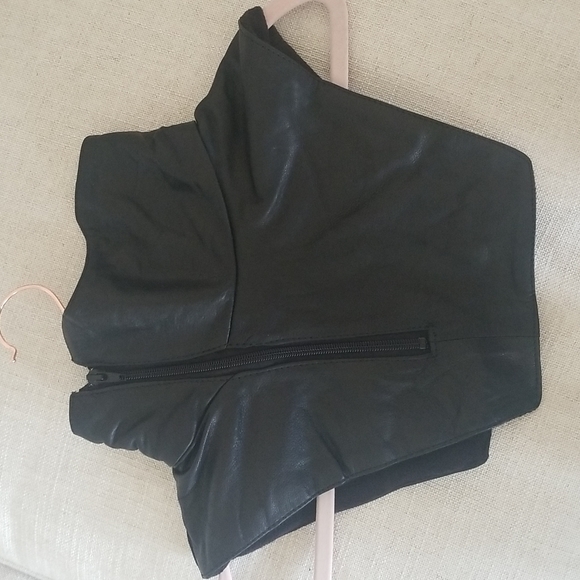 Milwaukee Leathers | Accessories | Nwt Leather Mock Neck Dickie | Poshmark